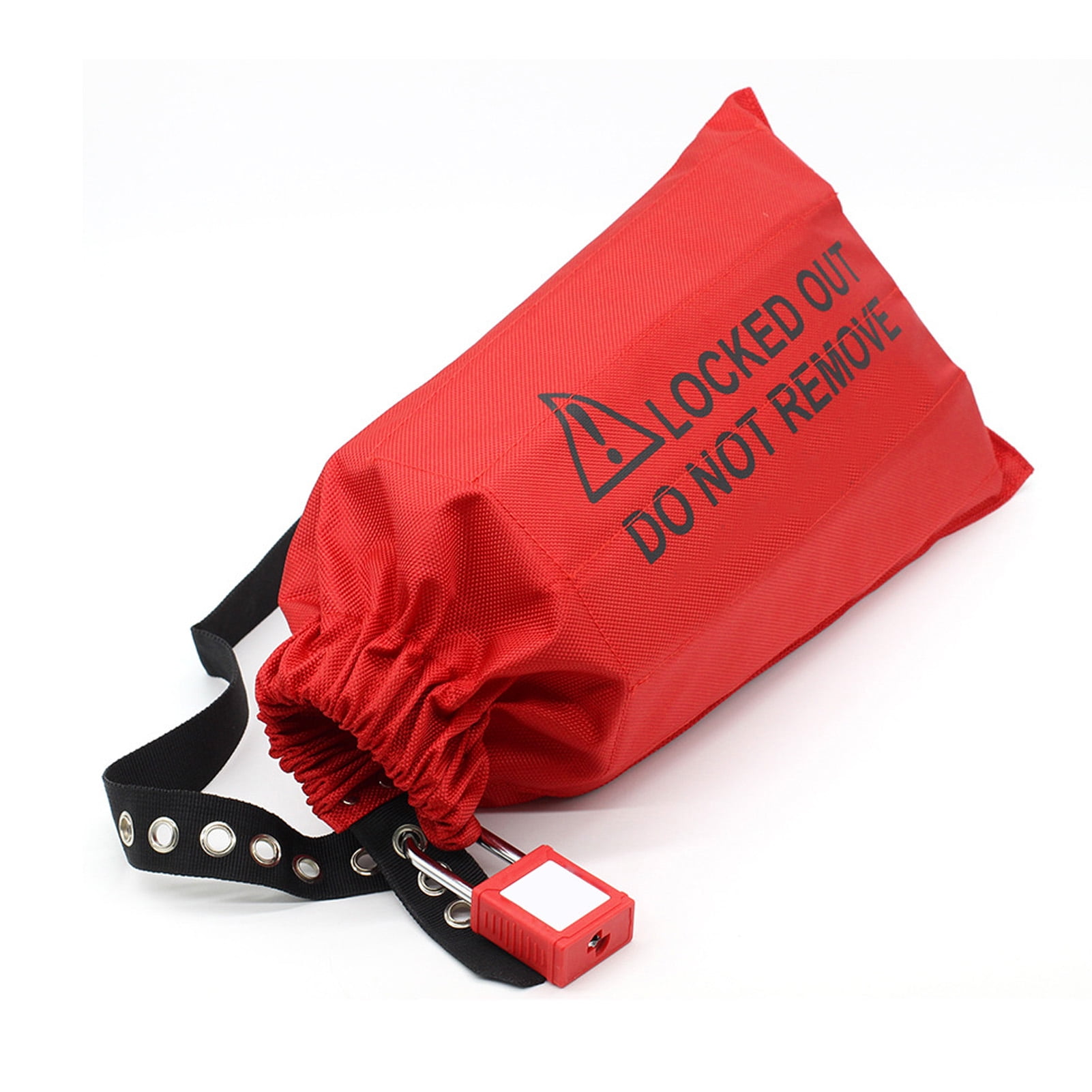 Electrical Plug Lockout Lock Bag, 38mm Shackle Safety Padlock Lockout ...