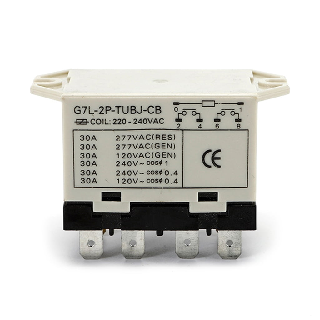 Electrical Relays Quick connection Terminals Test Button Flame Lighting ...