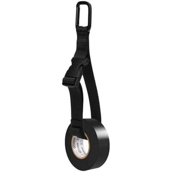 Electrical Tape Holder for Tool Belts, Tape Thong with Carabiner Clip ...