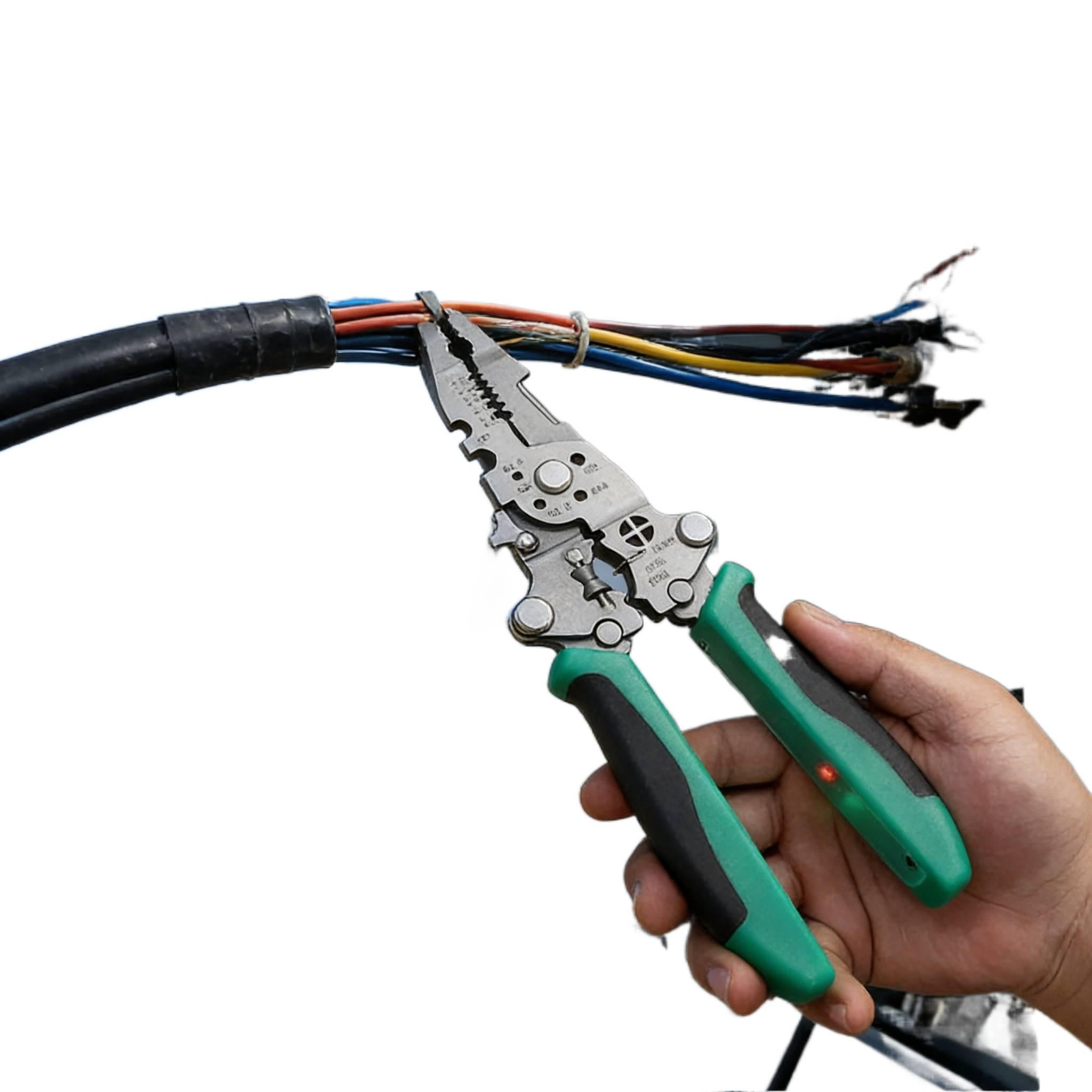 Electrical Test Folding Wire Stripper Multi Function Electrician Tool ...