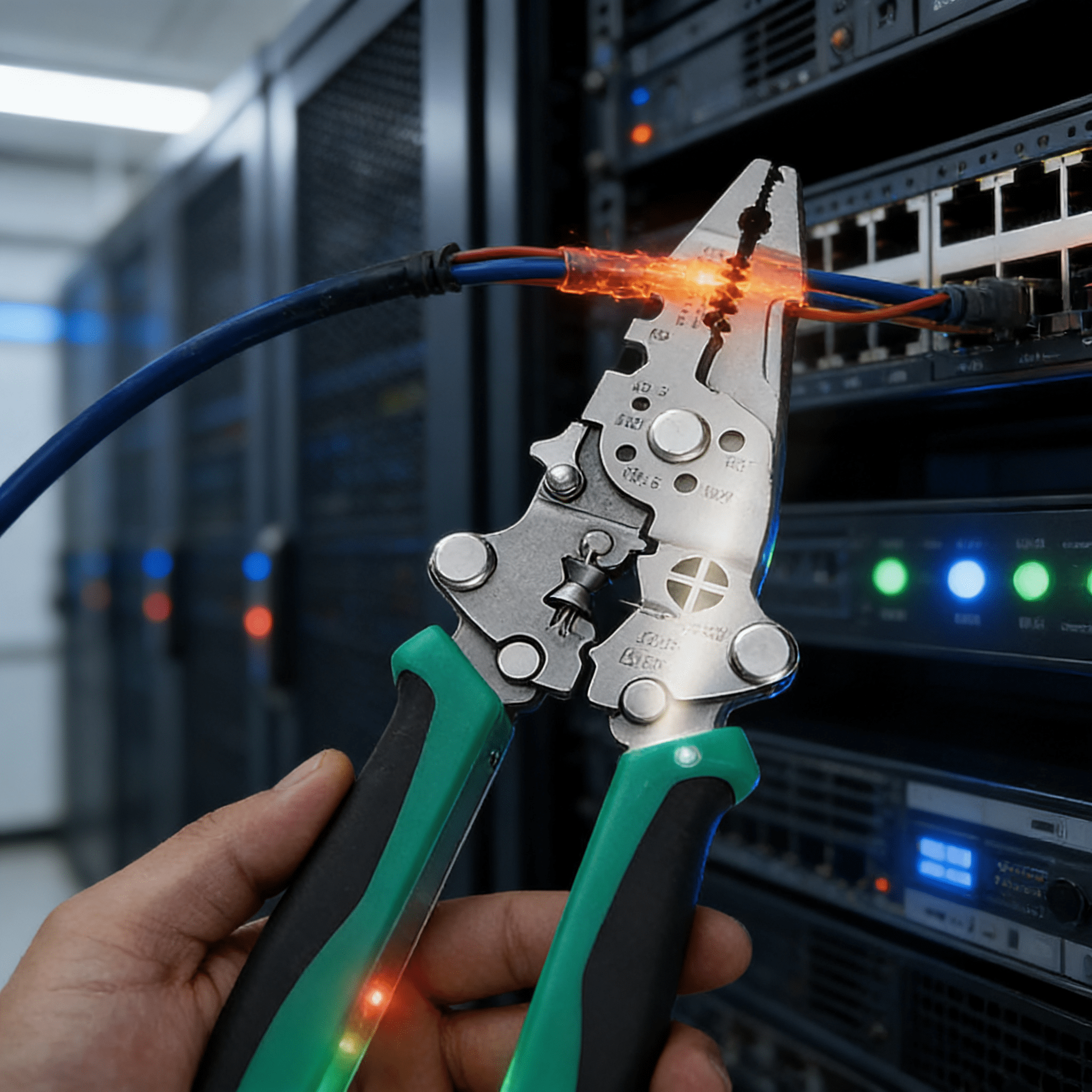 Electrical Test Light Folding Wire Stripper Multi Function Tool ...