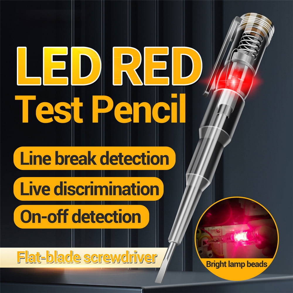 Electrical Tester Pen Voltage indicator Test Pencil Tester Screwdriver ...