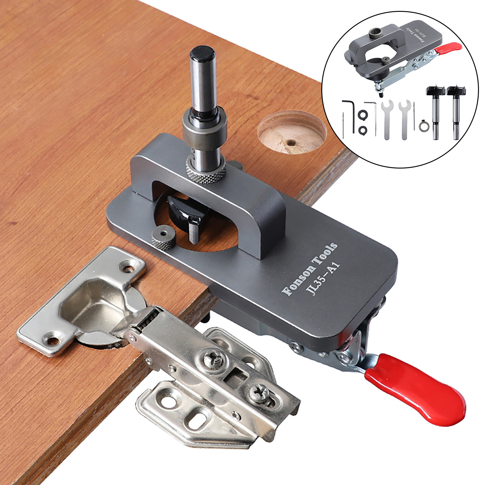 Electrical Tools For Electrician 35MM Cup Style Hinge Boring Hole + Bit ...
