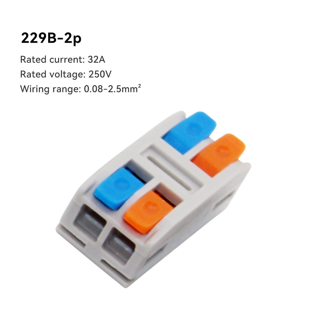 Electrical Wire Connectors Push-in Compact Universal for Home Splicing ...