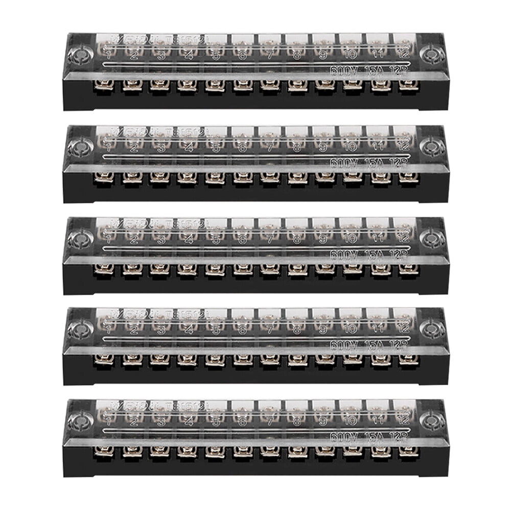 Electrical Wire Terminal Connector Barrier Strip Copper Pieces Power ...