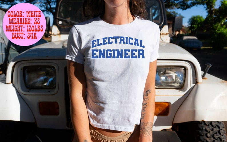 Electrical engineer Engineering Graduation Baby Tee, SNUG FIT, Gifts ...