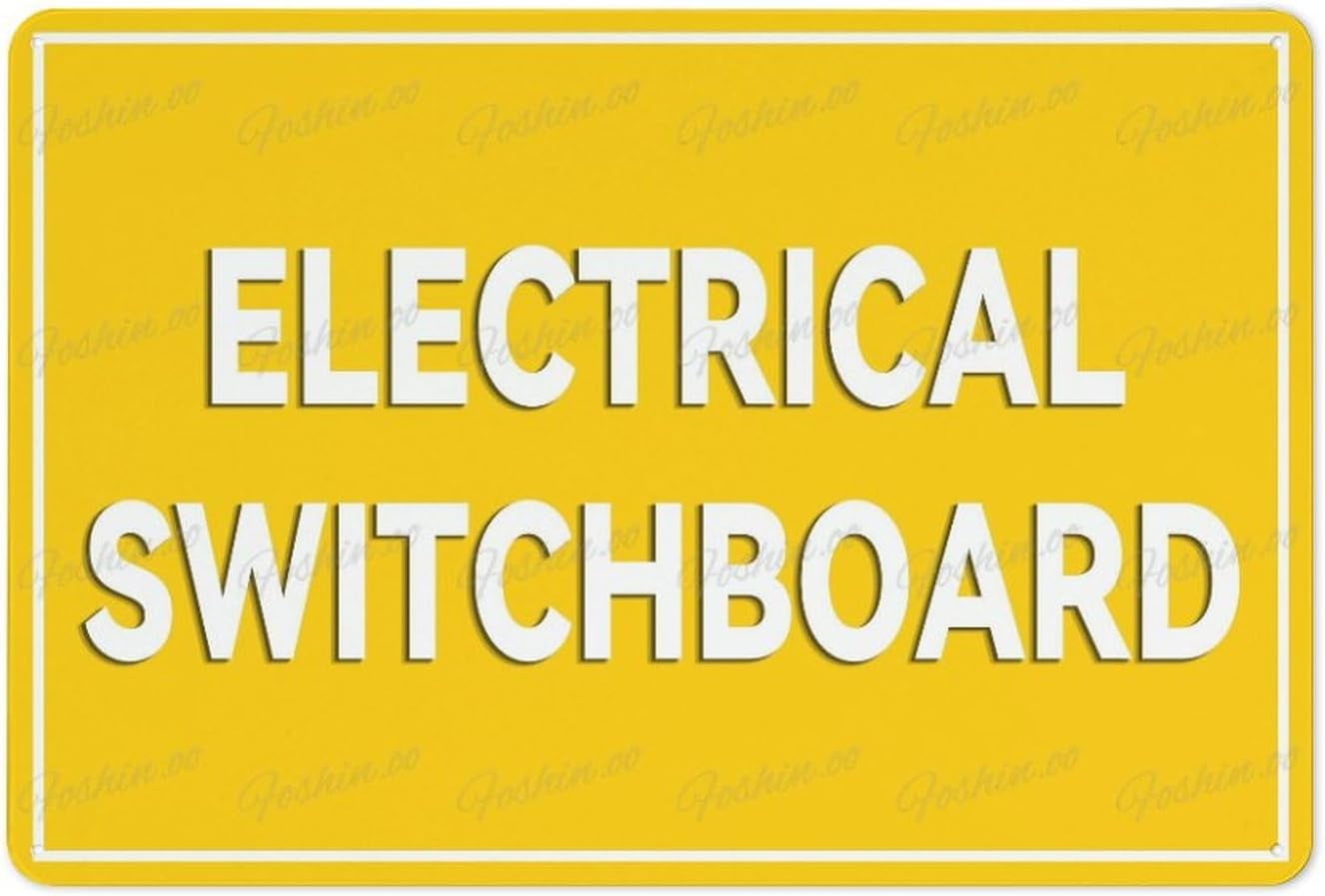 Electricalswitchboard Aluminum Metal Warning Sign Uvresistance ...