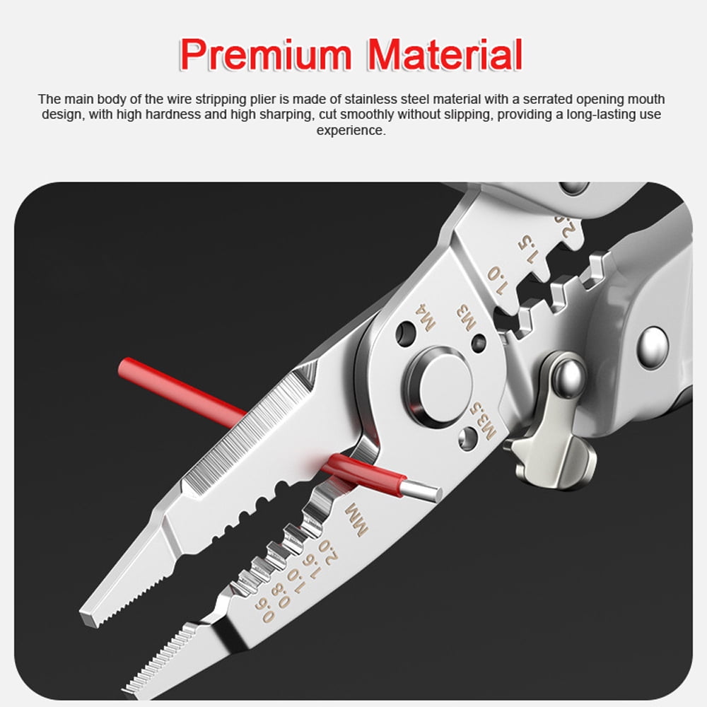 Electrician 16in1 Multifunctional Wire Stripper Professional Wire ...