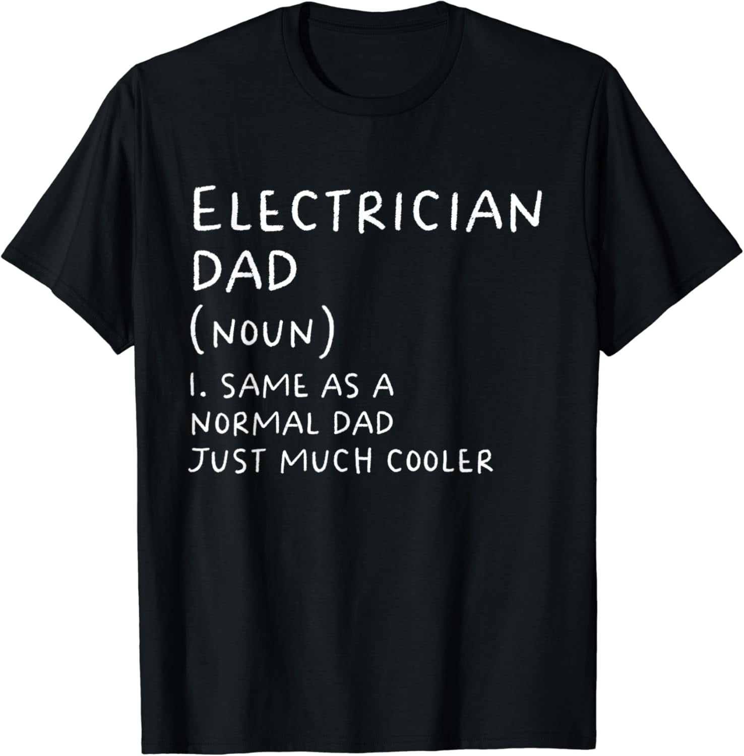 Electrician Dad Definition Funny Electricians T-Shirt - Walmart.com