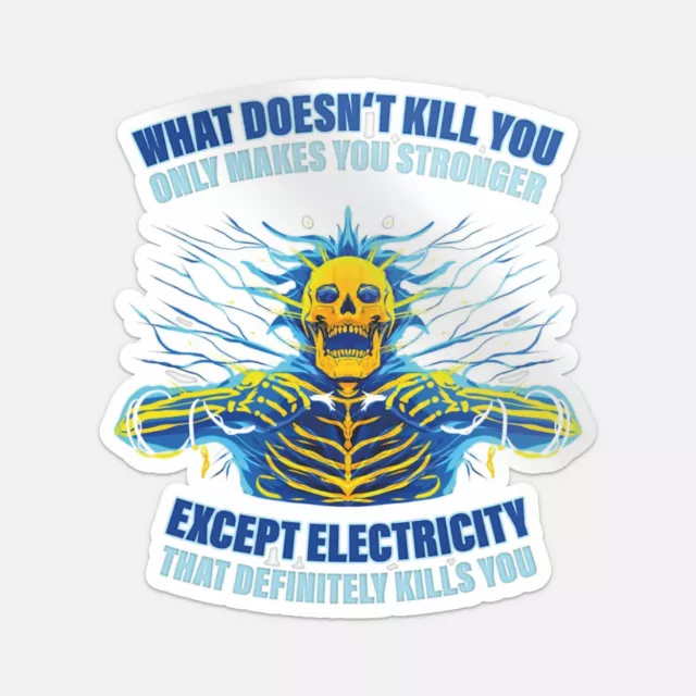 Electrician Electrical Engineer Electricity Quote Sticker Phone Decal ...