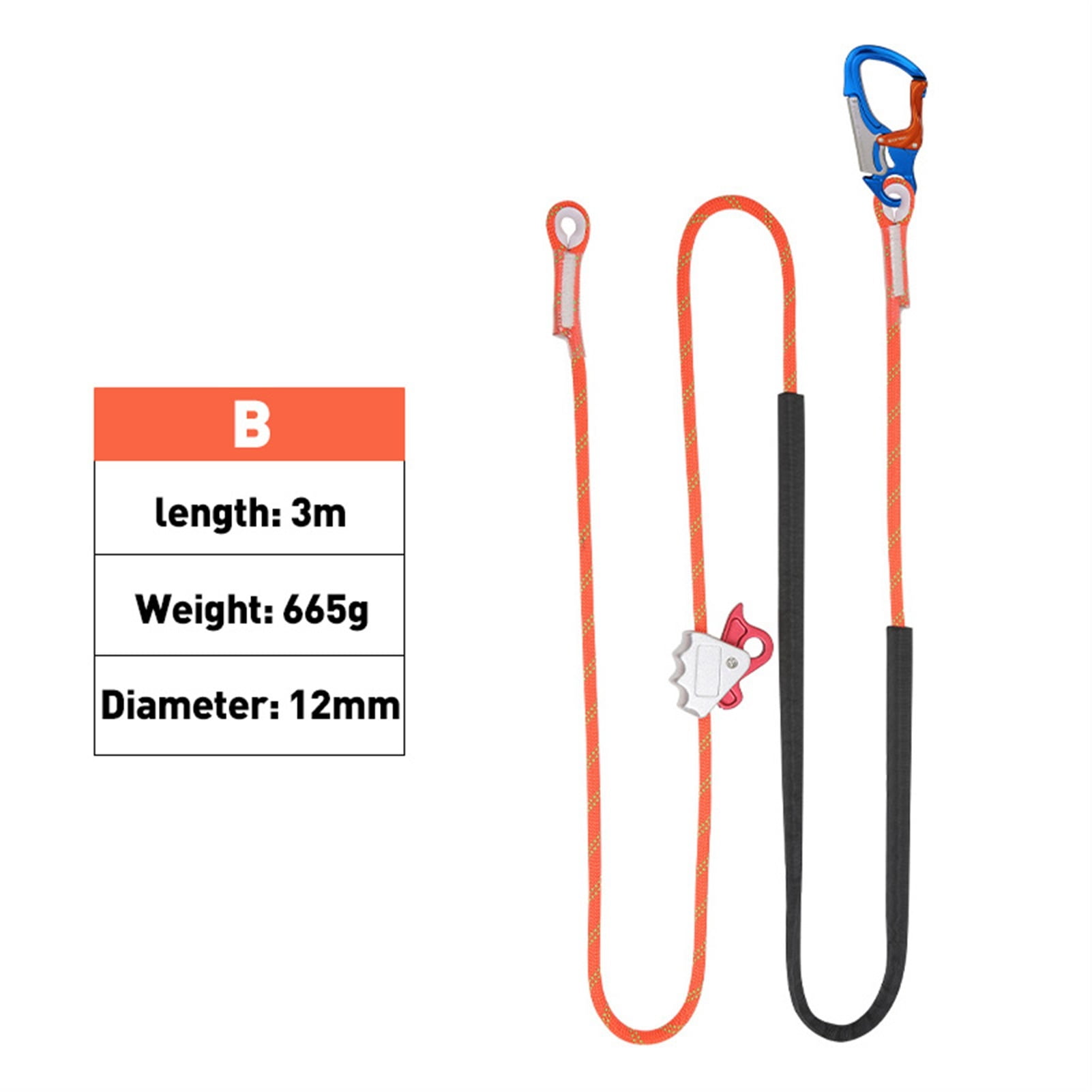 Electrician Fence Height Work Adjustable Positioning Safety Rope Flat ...