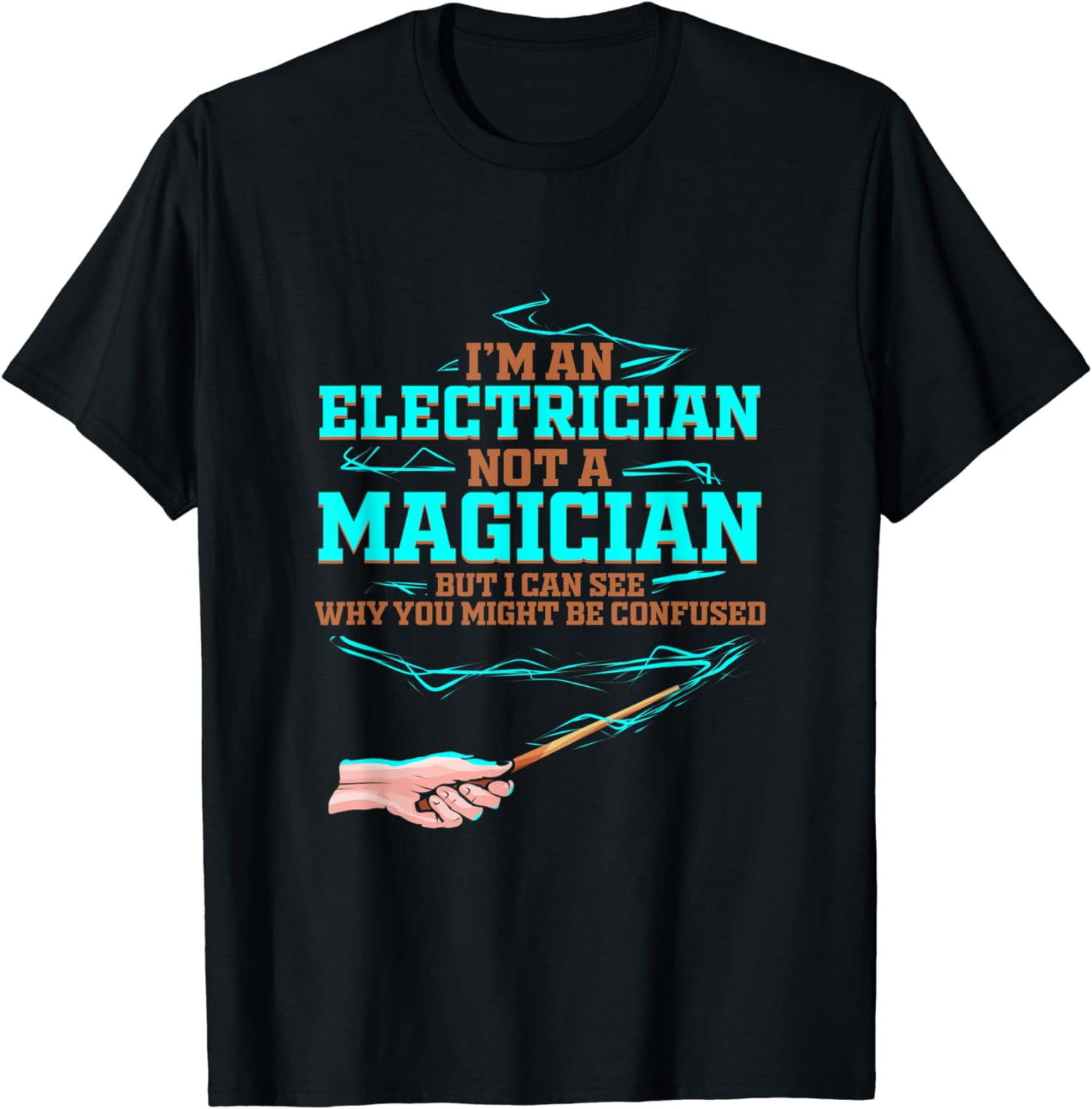 Electrician Funny for Electrical Magician Electricity T-Shirt - Walmart.com