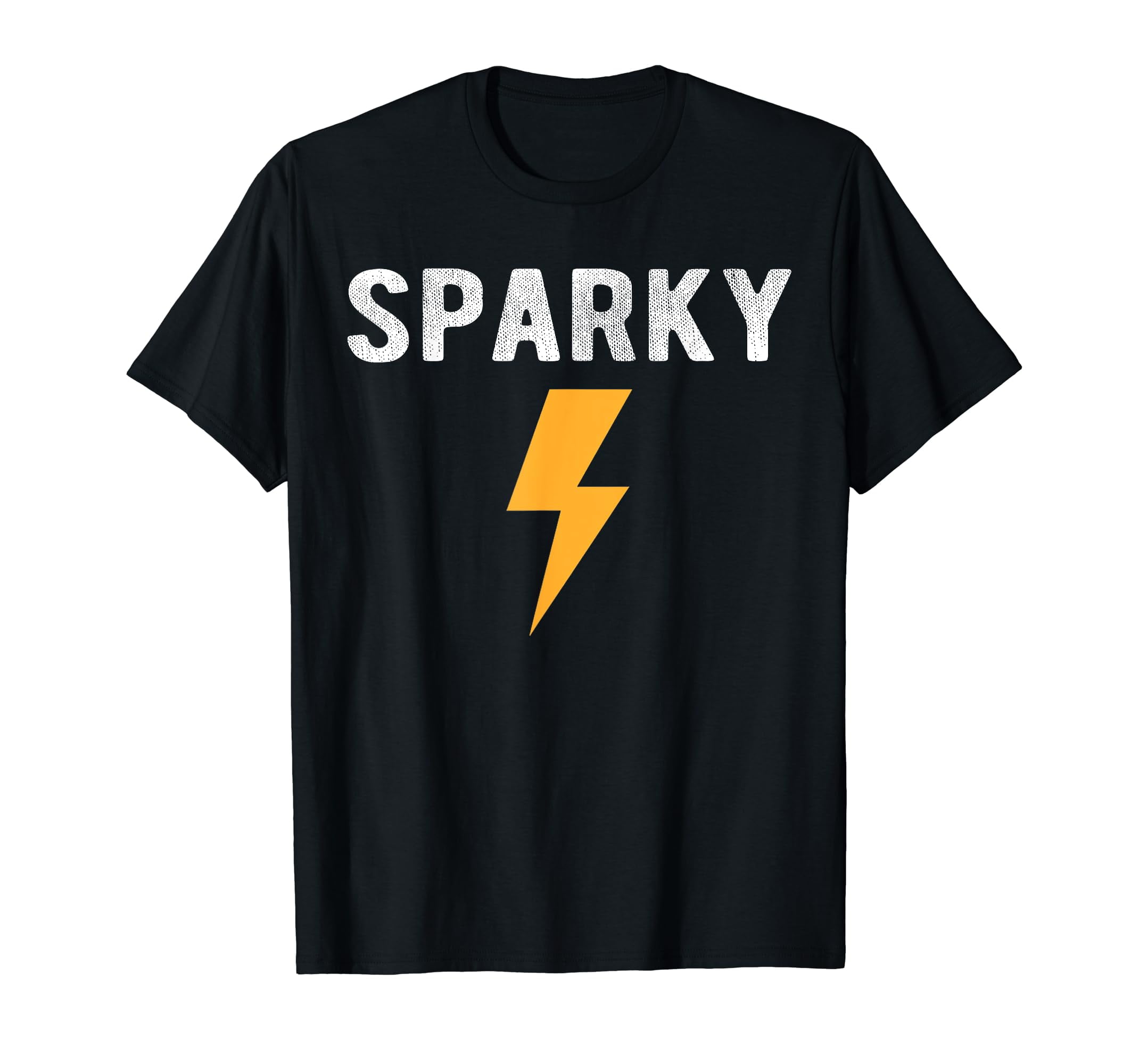 Electrician Gift Funny Sparky Nickname Lightning Bolt Tee T-Shirt - Walmart.com