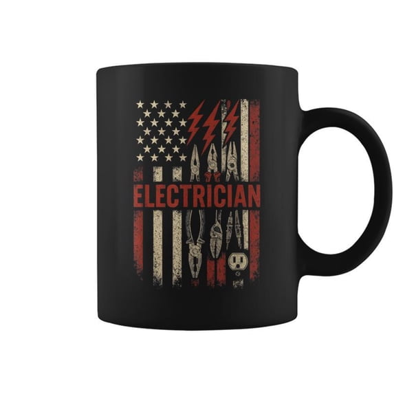 Electrician Humor Tools Patriotism Coffee Mugs - Walmart.com