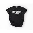 Electrician Statement Shirt, Trade Job Graphic Tee, Electrician Work ...