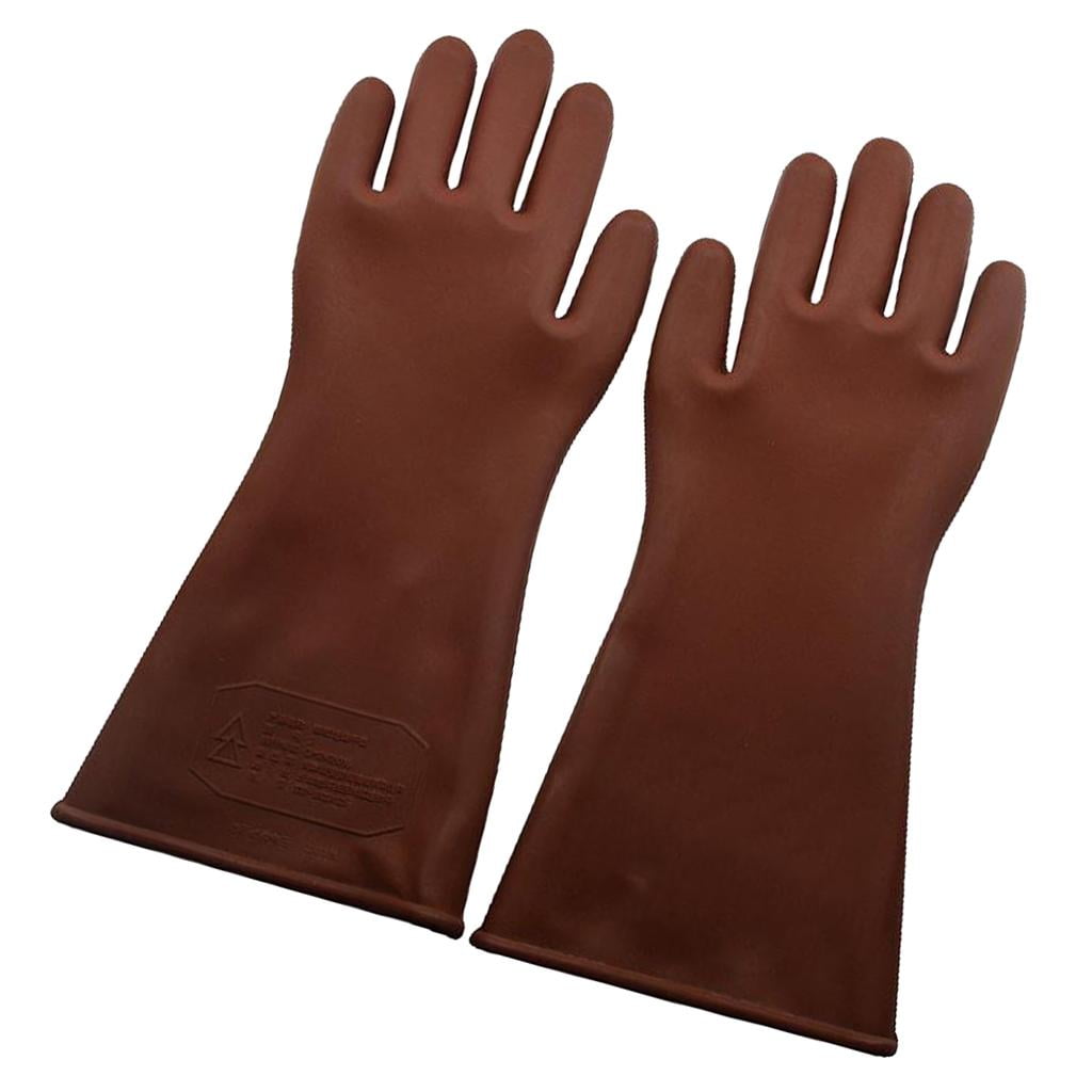 Electricians 12kV Rubber Lineman's Insulated Electric Gloves - Walmart.com