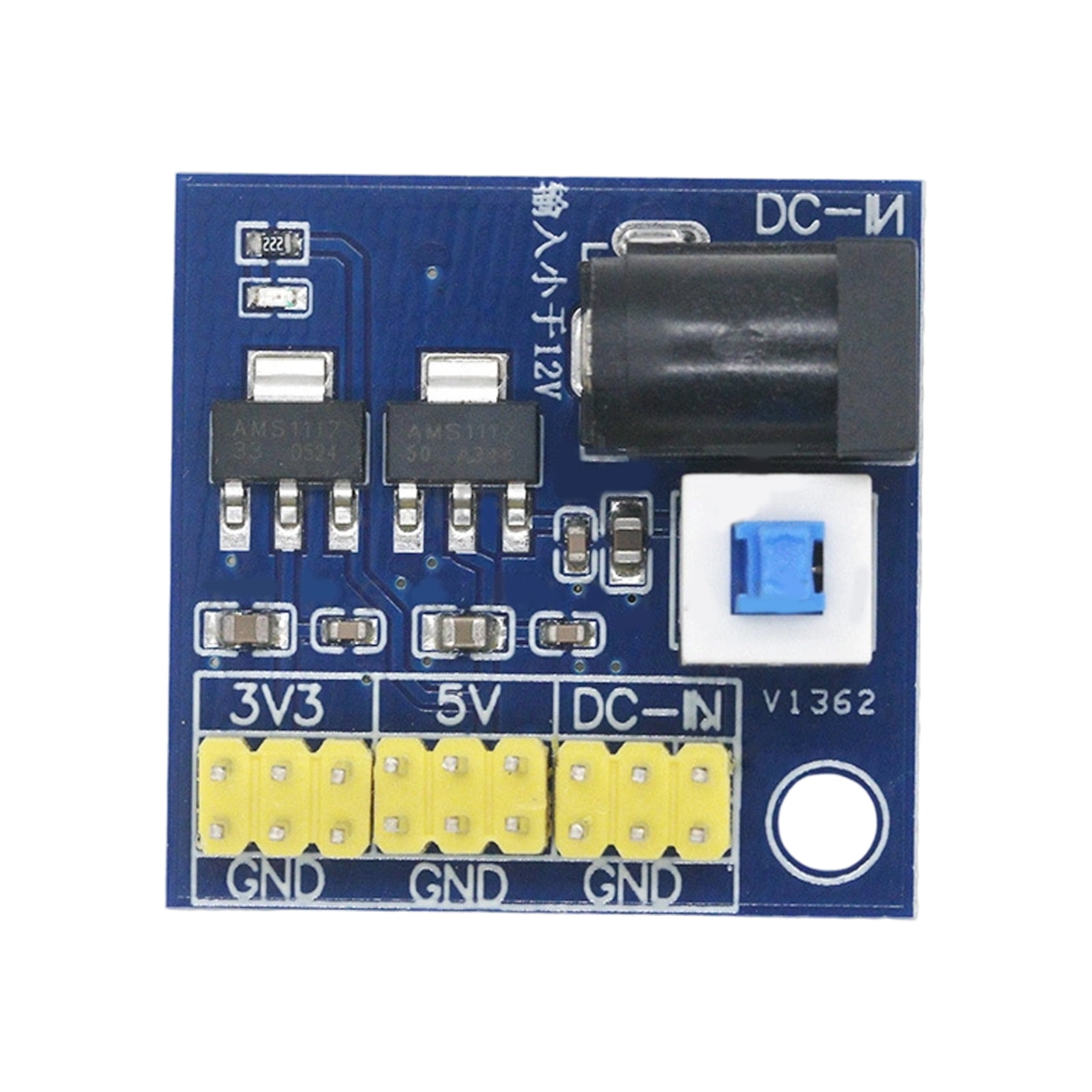 Electricity Adapter 12V to 3.3V/5V/12V Output Stepping Down Electricity ...