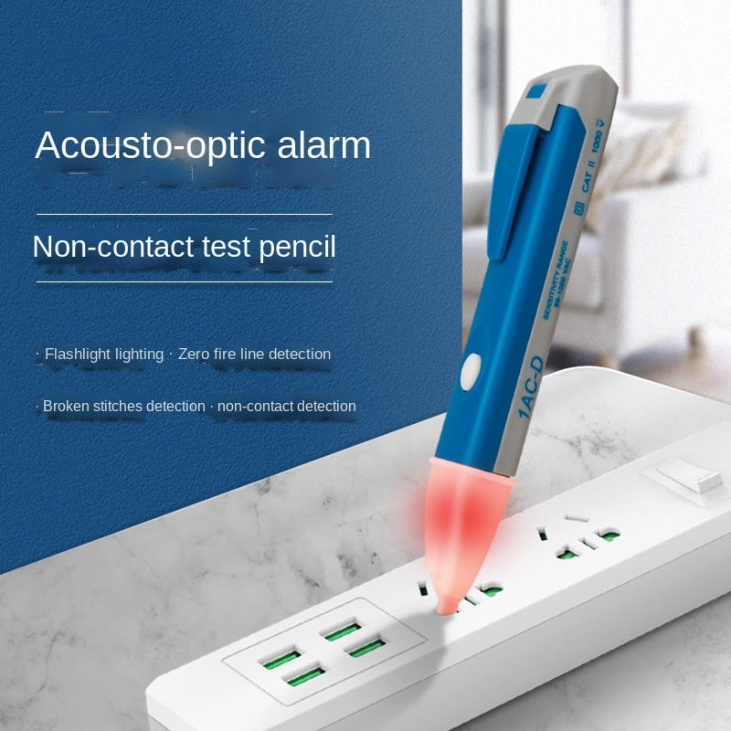 Electricity Test Pencil Digital 90-1000V AC Voltage Detector Non ...