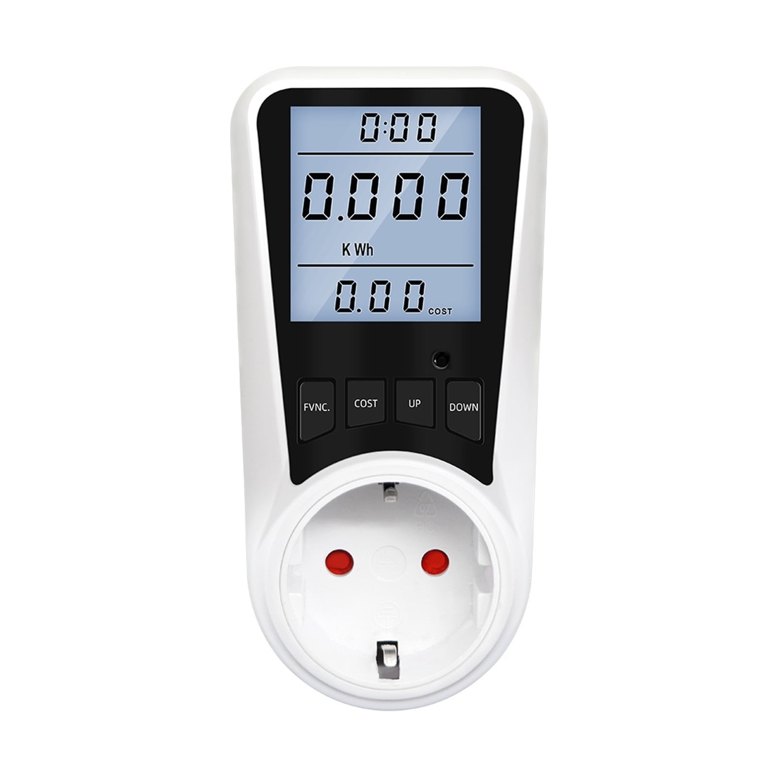 Electricity Usage Monitors Energy Power Consumption Wattmeter Plug-in ...