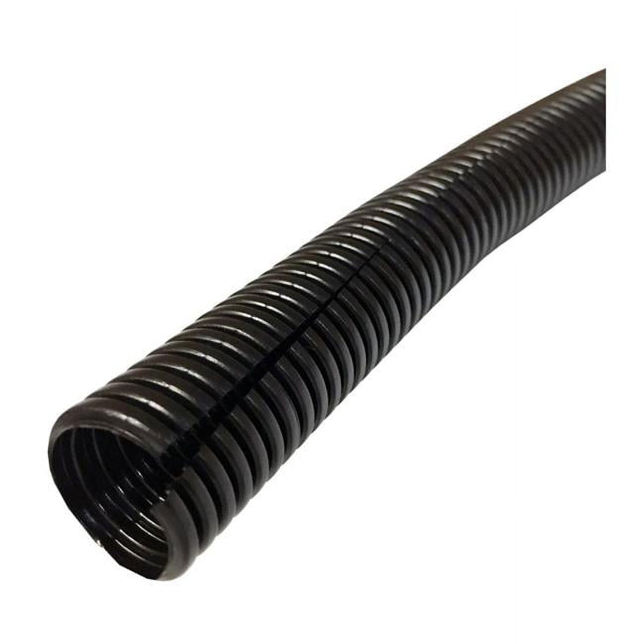 Electriduct WL-ED-PE-200-100-BK 2 in. Nominal Size & 100 ft. Length Colored Polyethylene Split ...