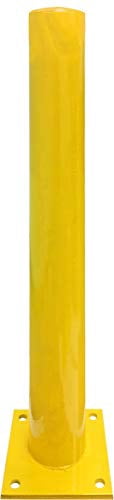 Electriduct 3 Feet Steel Pipe Safety Bollard Post Yellow - Parking Lot ...