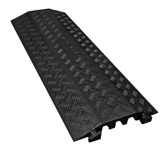 Electriduct DO-ED-LG3-BK 39 in. Extreme Rubber Drop Over Cable Ramp ...