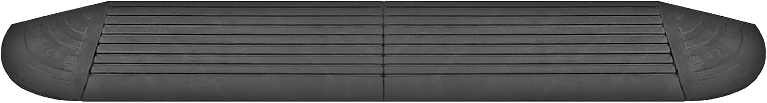 Electriduct 5 Ton 4 Inch Rubber Curb Ramp with 2 End Caps 4 Feet Wide ...