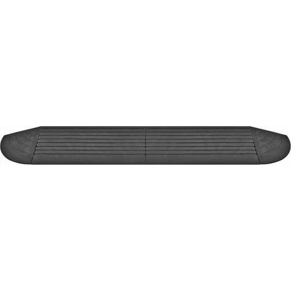Electriduct 5 Ton 4 Inch Rubber Curb Ramp with 2 End Caps 4 Feet Wide ...
