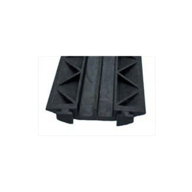 Electriduct DO-ED-MED-BK 48 in. Medium Drop Over Cable Cover - Black ...