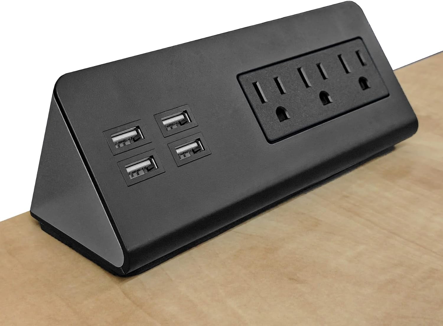 Electriduct Edge Mount Table Top Power Charging Center - 3 AC Outlets ...