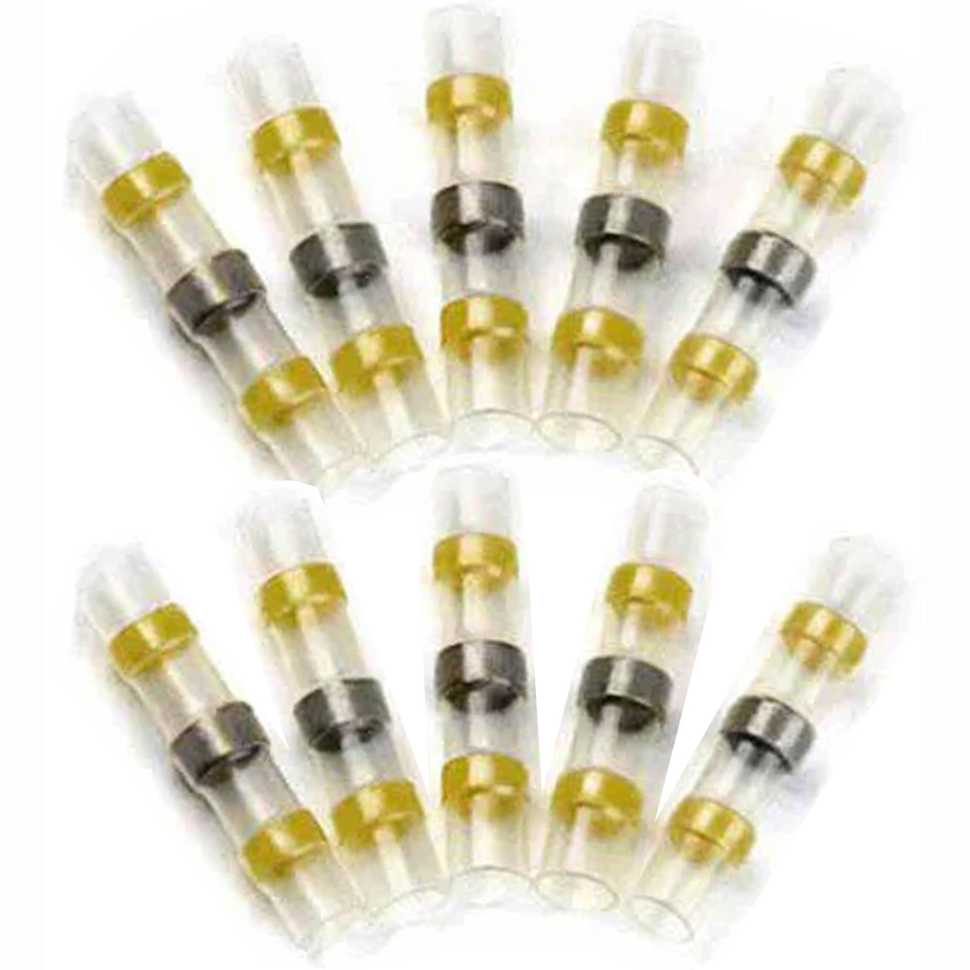 Electriduct Heat Shrink Solder Sleeve Crimpless Butt Connectors - 12-10 ...