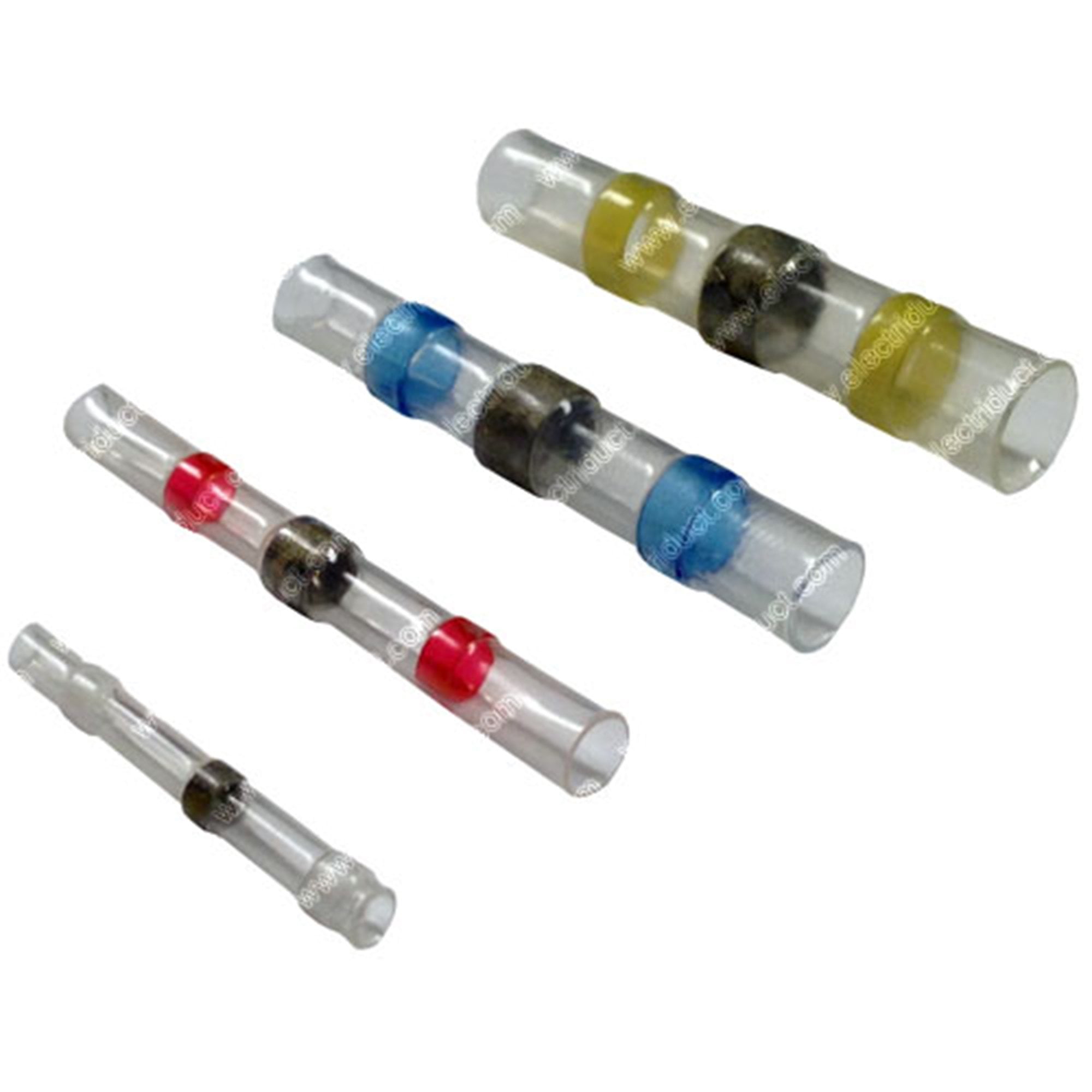 Electriduct Heat Shrink Solder Sleeve Crimpless Butt Connectors - Mix ...