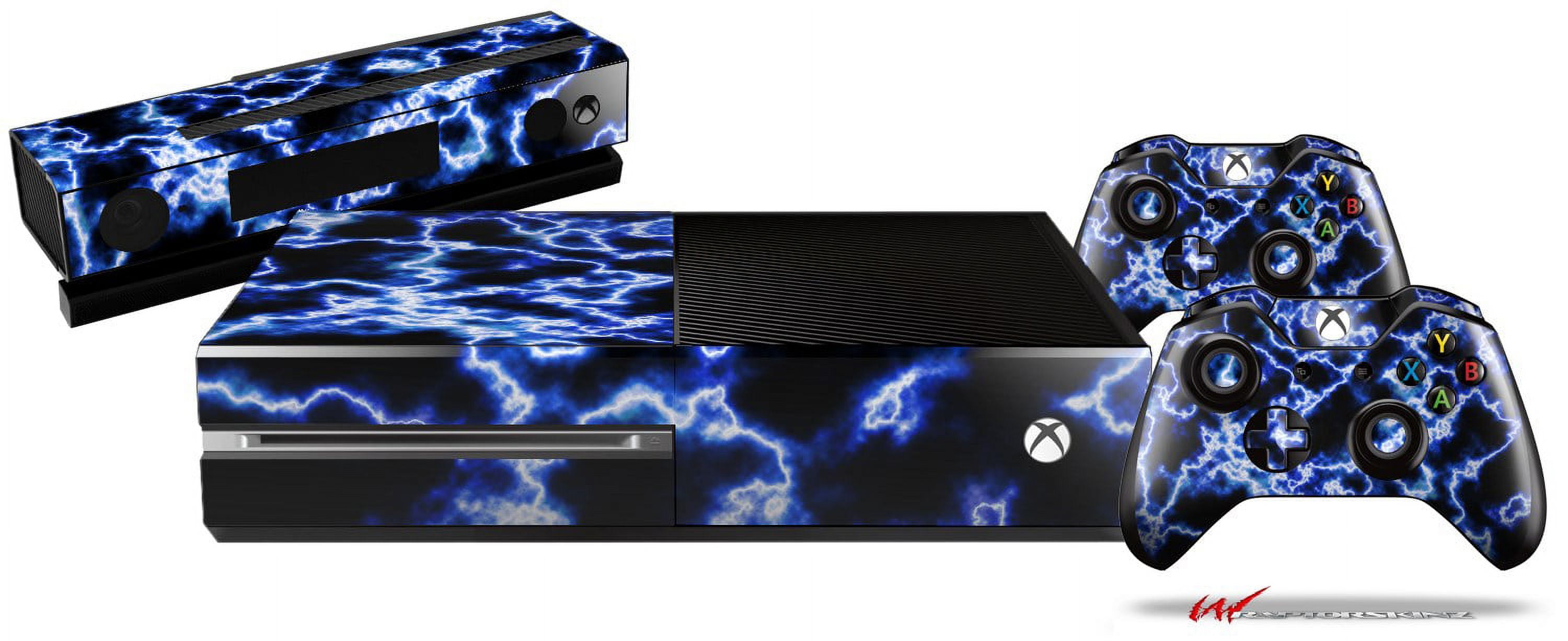 Electrify Blue - Skin Bundle Decal Style Skin fits XBOX One Console ...