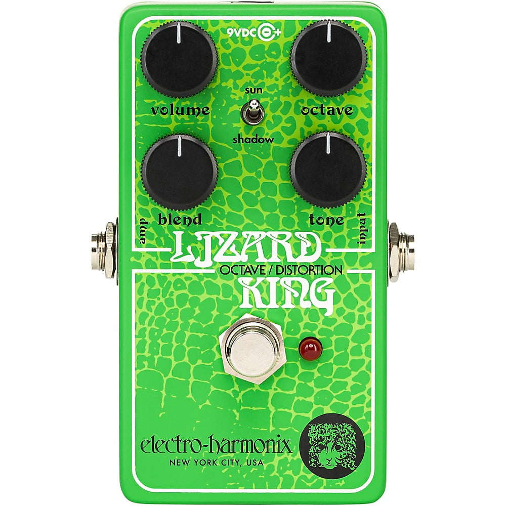 Electro-Harmonix Lizard King Octave Fuzz Pedal for Bass with Volume ...