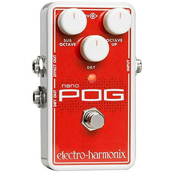 Electro-Harmonix Nano POG Polyphonic Octave Generator Guitar Effects ...