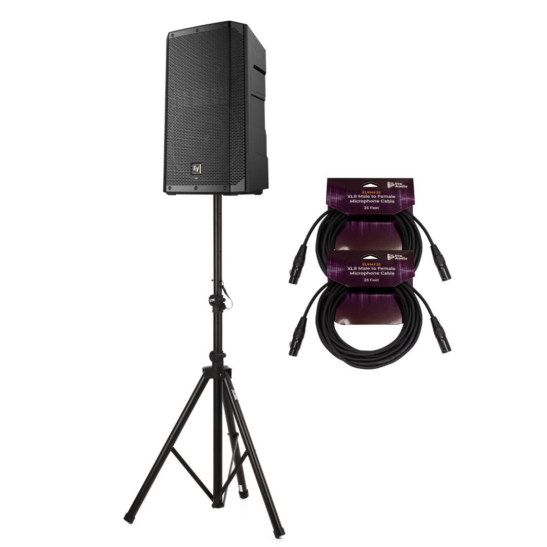 Electro-Voice ELX200-12P 12-Inch 1200W Powered Loudspeaker with Three ...