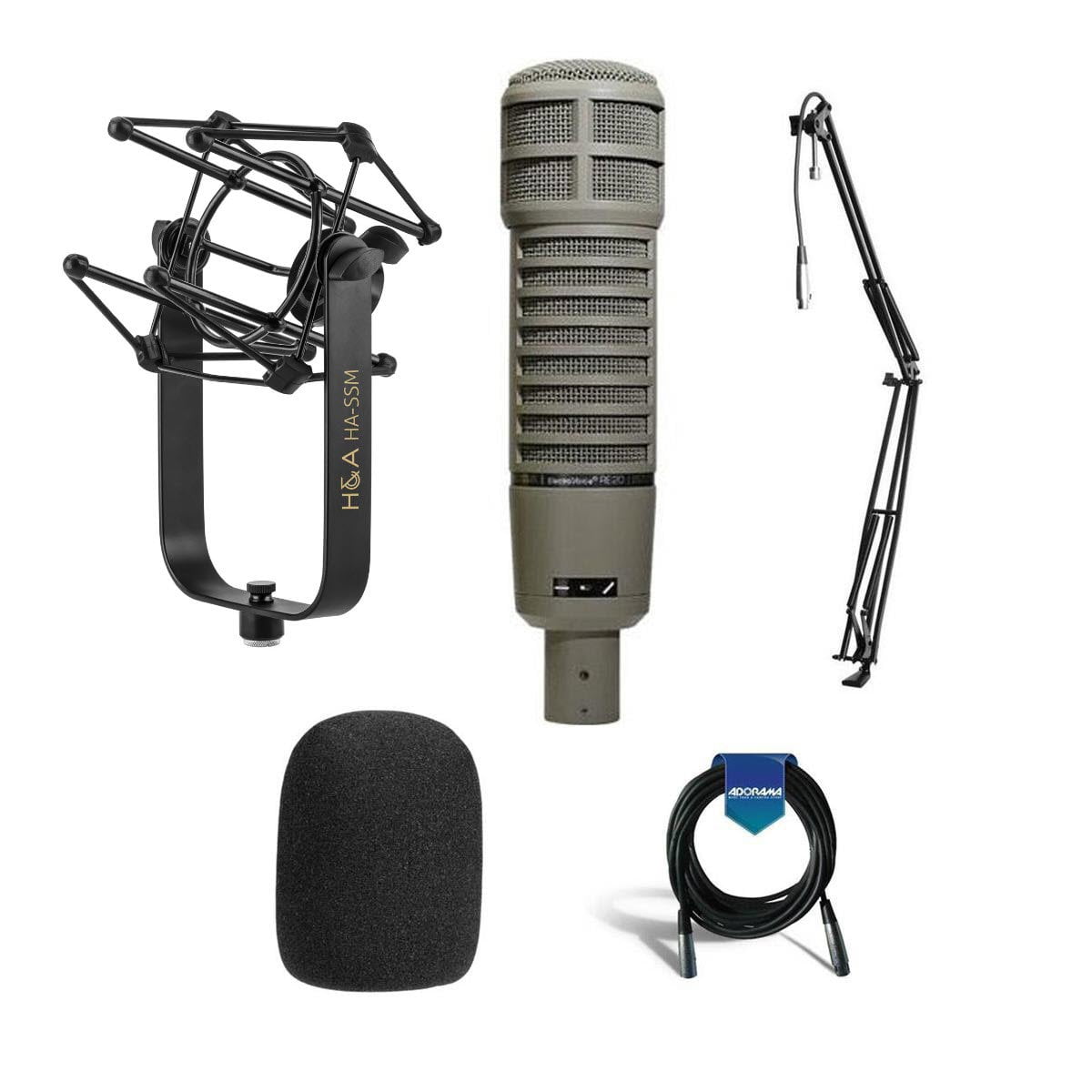 Electro-Voice Electro-Voice RE20 Variable-D Dynamic Cardioid Microphone ...
