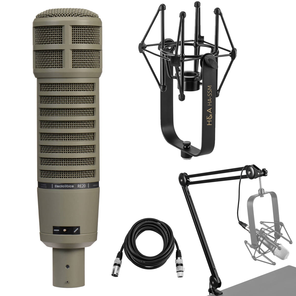 Electro-Voice RE20 Variable-D Dynamic Cardioid Microphone with ...