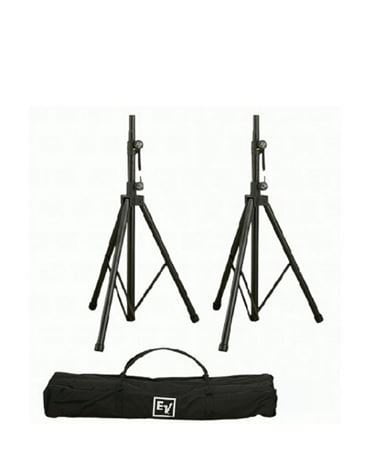 Electro Voice TSP 1 Aluminum Tripod Speaker Stand Pair With Carry Bag ...
