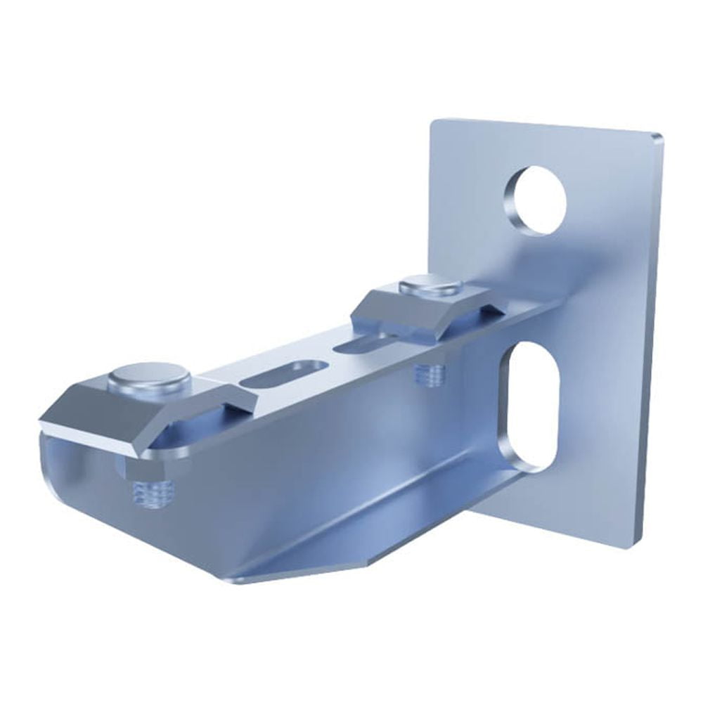 Electro Zinc Plated Wire Mesh Cable Tray bracket, Silver Steel, T ...