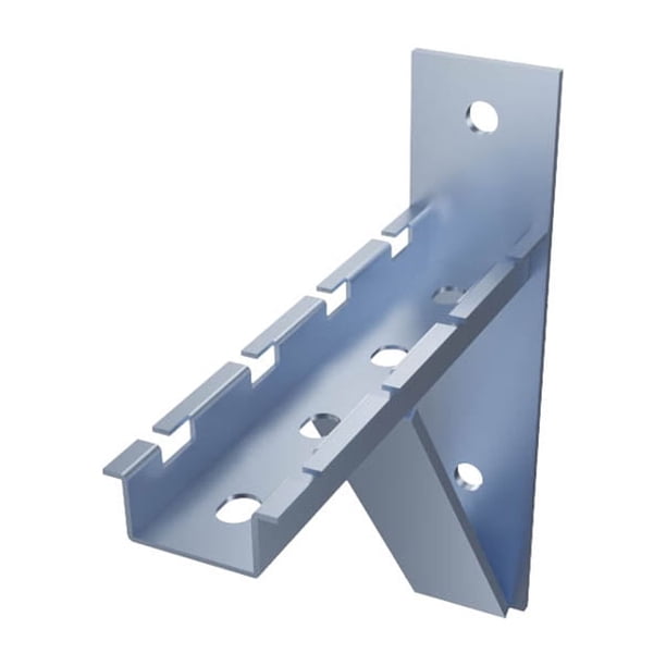 Electro Zinc Plated Wire Mesh Cable Tray bracket, Silver Steel ...