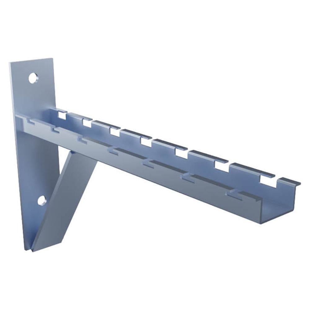 Electro Zinc Plated Wire Mesh Cable Tray bracket, Silver Steel ...