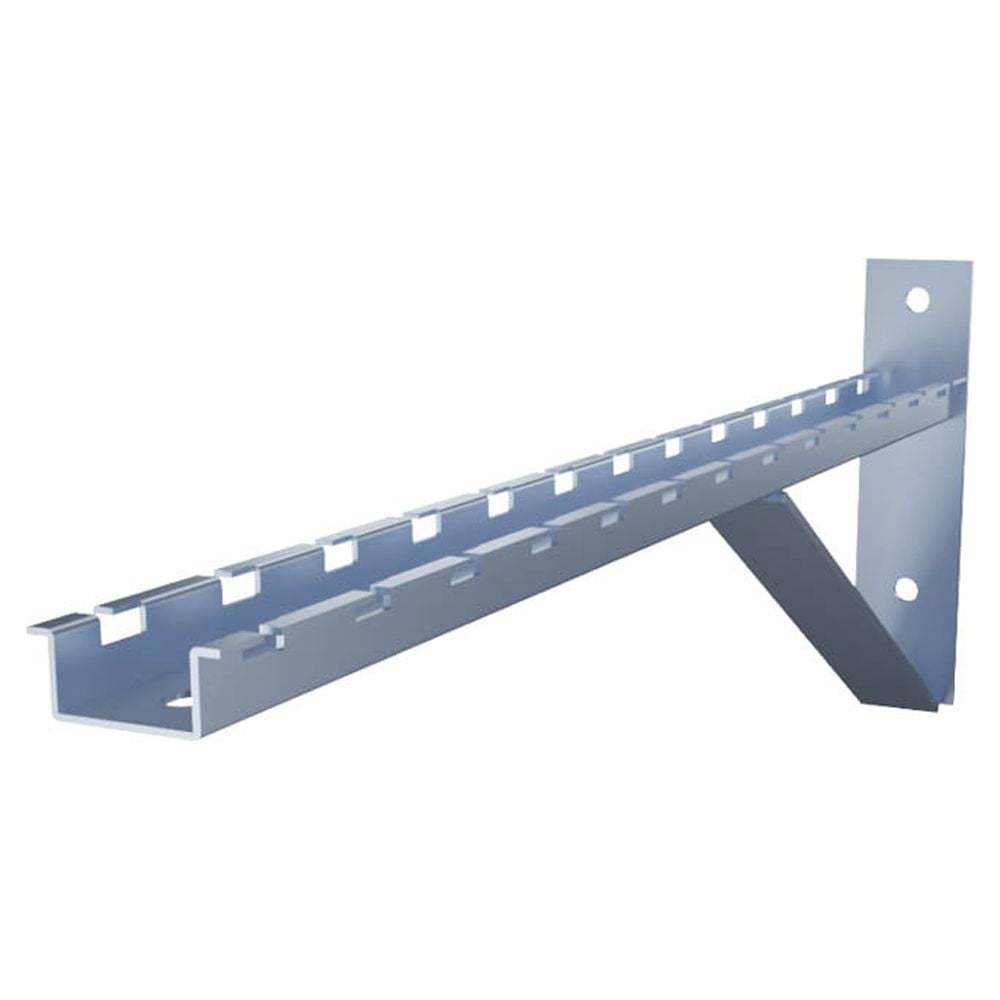 Electro Zinc Plated Wire Mesh Cable Tray bracket, Silver Steel ...