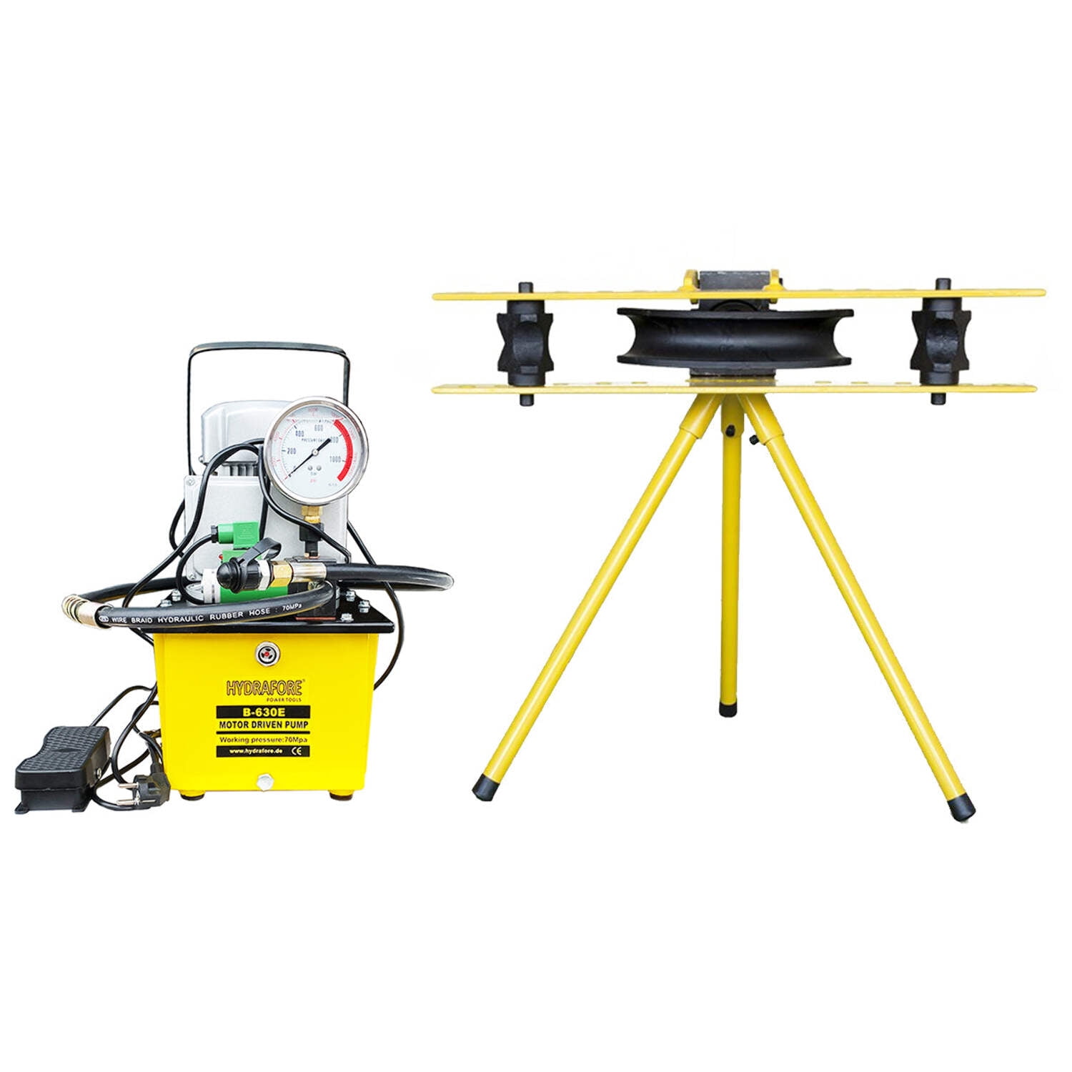 Electro-hydraulic Pipe Bender (20Tons - 1/2"-4") (HYDRAFORE W-4D ...