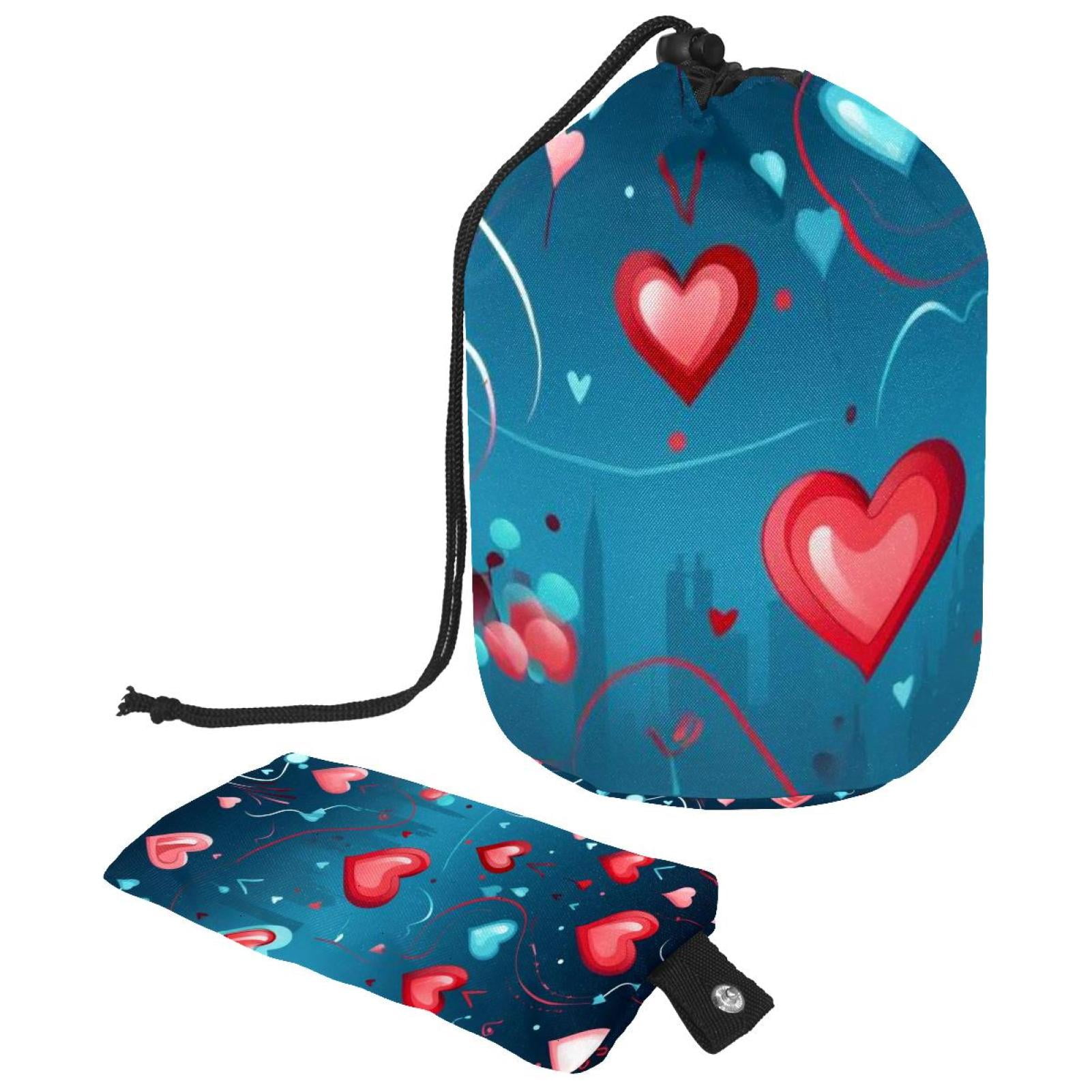 Electrocardiogram Portable Drawstring Foldable Travel Mesh Bags Shower ...