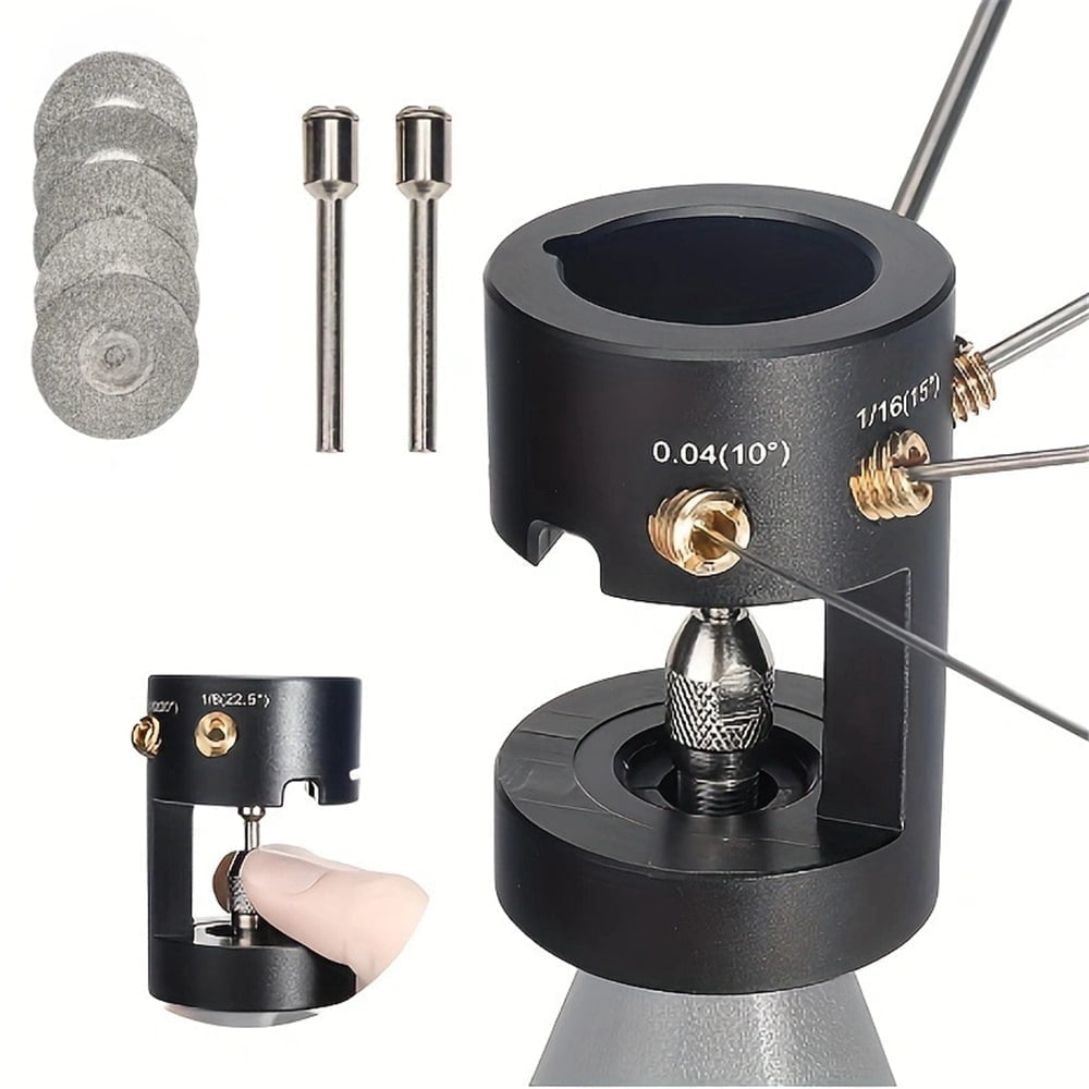 Electrode Sharpener Head Tool, 4 Accurate Angles(10°, 15°, 20°, 22.5 ...