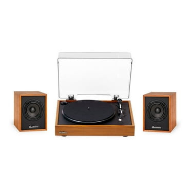 Qlearsoul ONE-Q Vinyl Record Player (Black Edition), All-in-one HiFi ...