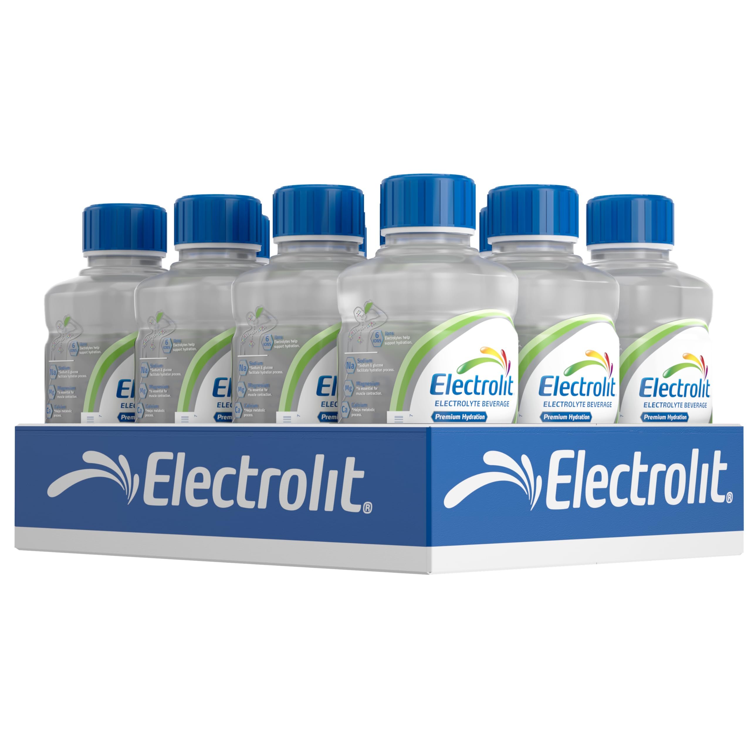 Electrolit, Electrolyte Beverage, Coconut, 21 Fl Oz bottle (Pack of 12 ...