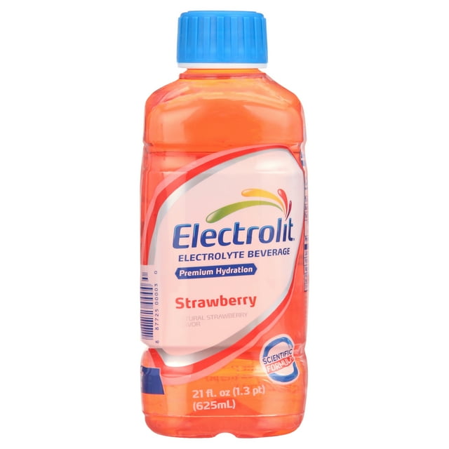 Electrolit Electrolyte Drink, Strawberry, 21.0 OZ Bottle - Walmart.com