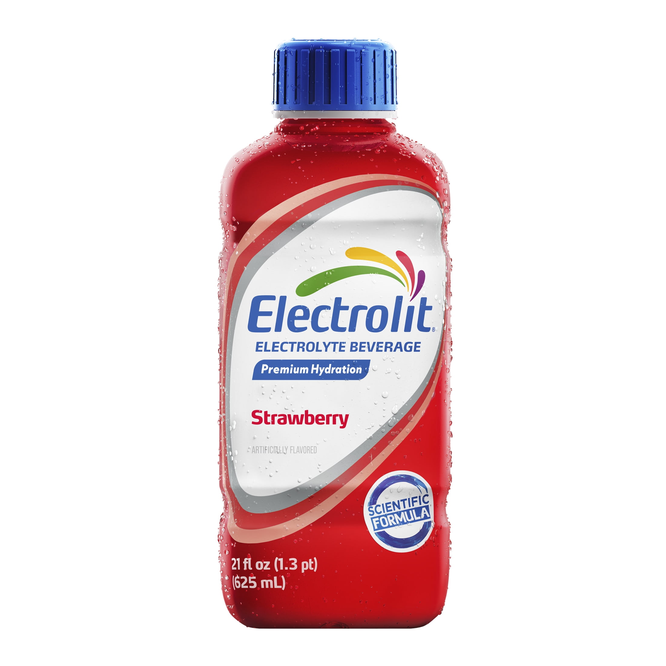 Electrolit Electrolyte Drink Strawberry 21 oz Bottle, Hydration ...